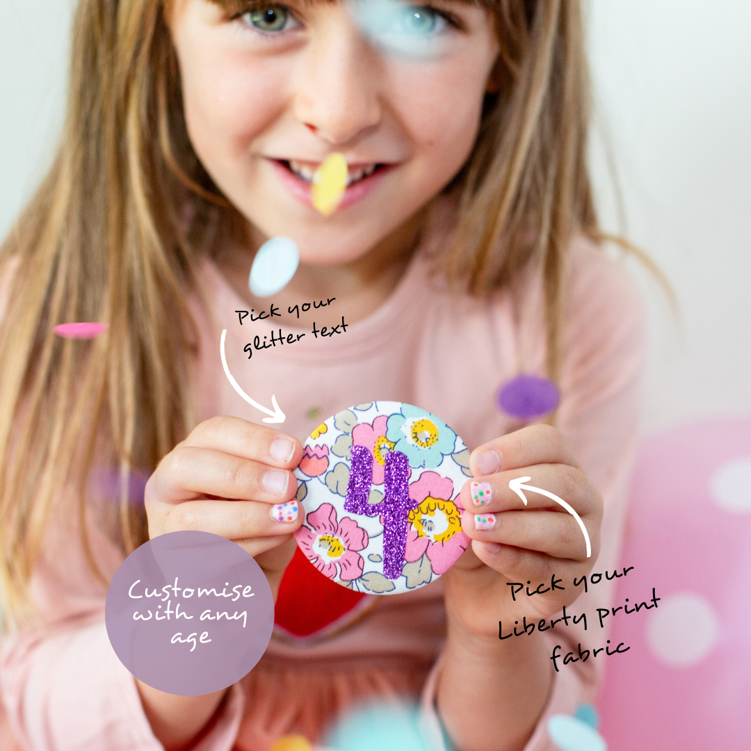 Kid's Custom Fabric Birthday Badges – The Joyful Rebel